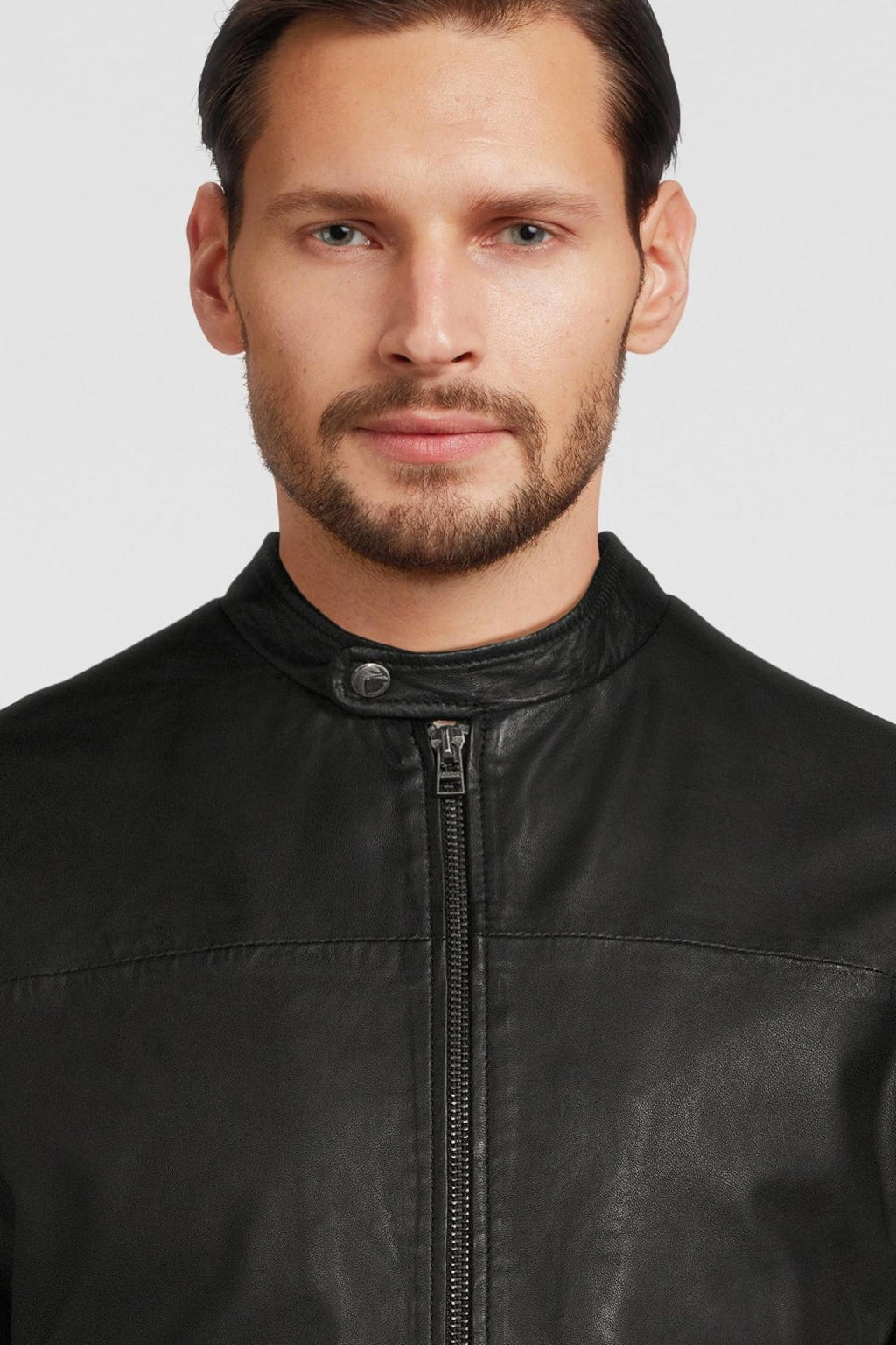 Goosecraft leren jas Gallery062 black | wehkamp