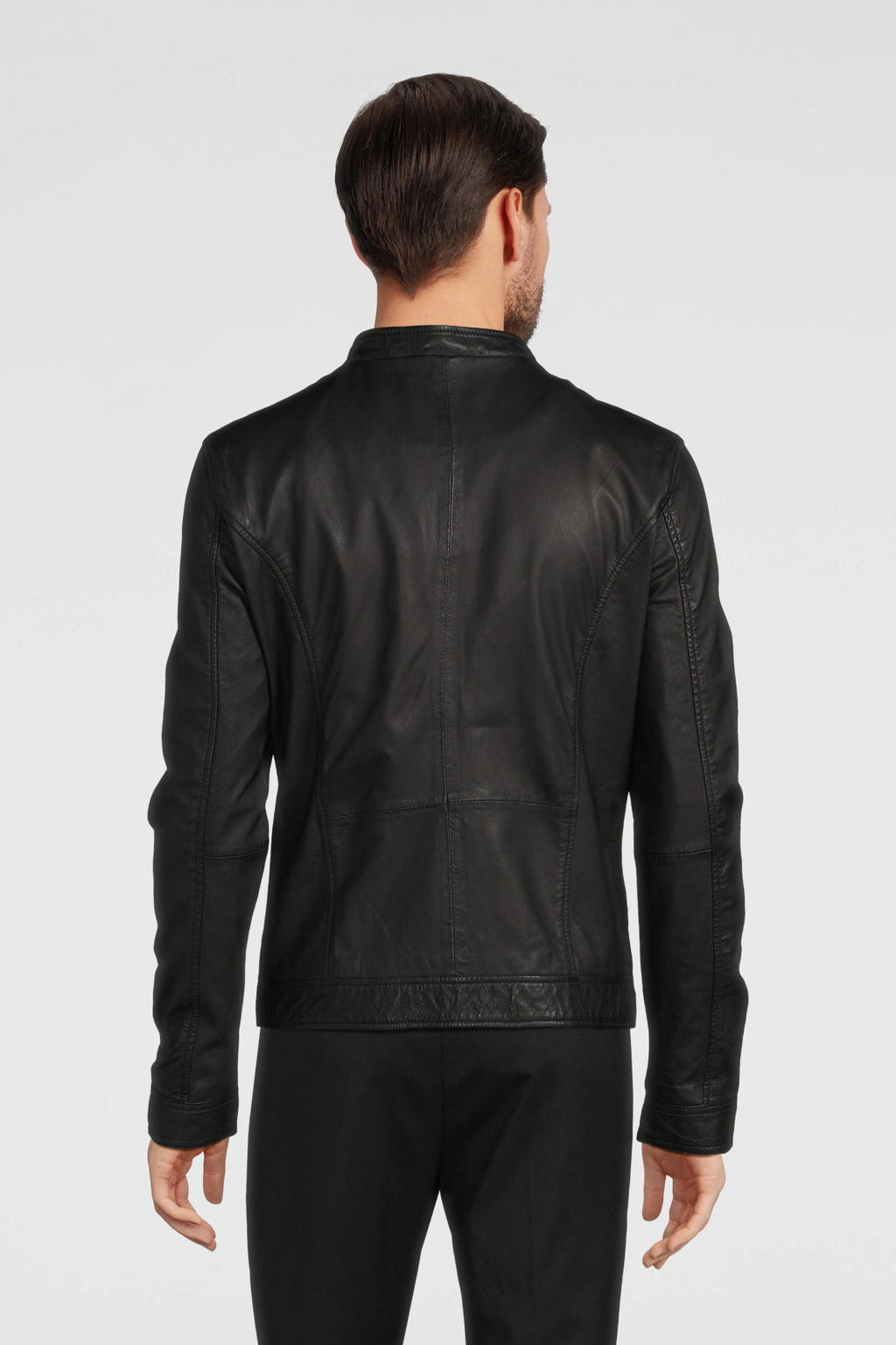 Goosecraft leren jas Gallery062 black | wehkamp