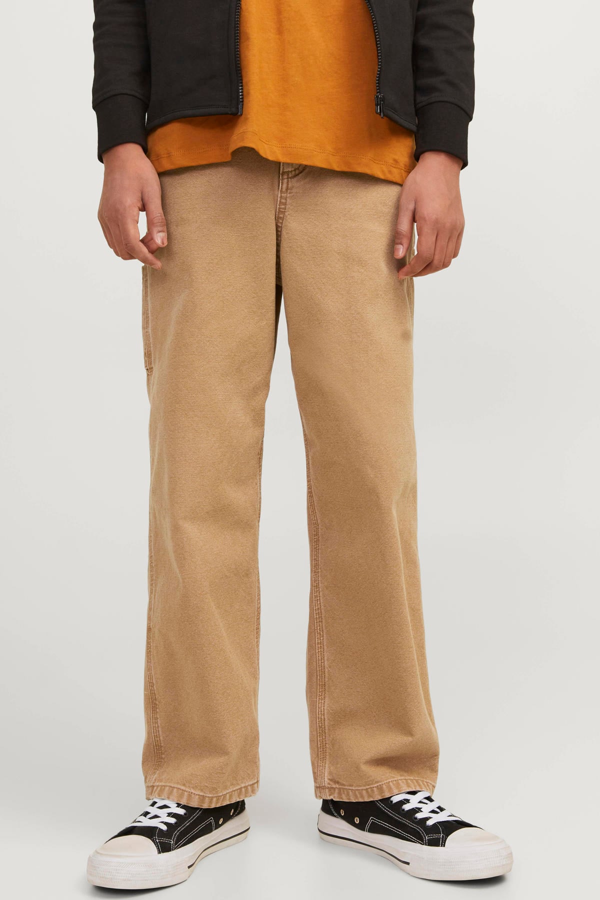 JACK & JONES JUNIOR high waist loose fit jeans JJIALEX JJCARPENTER ...