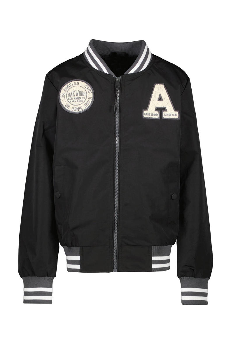 Cars baseball jacket JUSTIN met logo zwart/wit | wehkamp