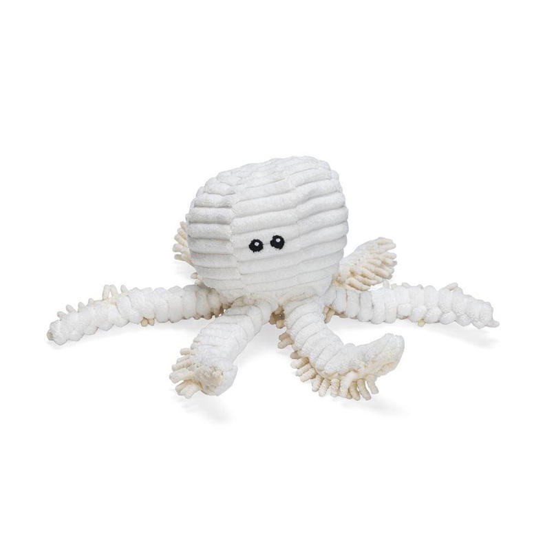 Beeztees eco hondenspeeltje octopus Okki (26 cm) beige fluffy | wehkamp