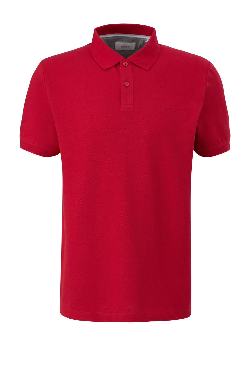 s.Oliver regular fit polo met logo rood | wehkamp