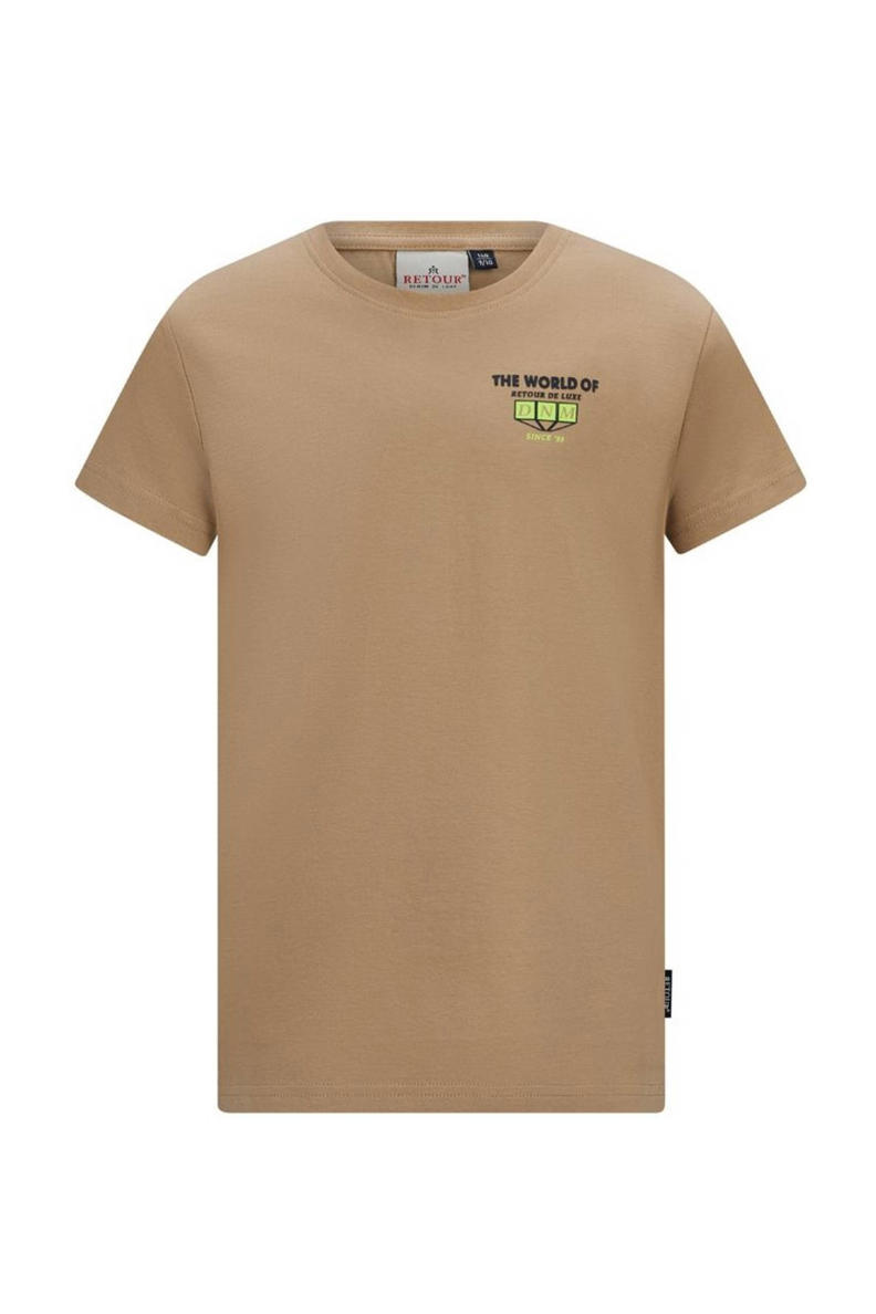 Retour Jeans T-shirt Zeb met printopdruk lichtzand | wehkamp