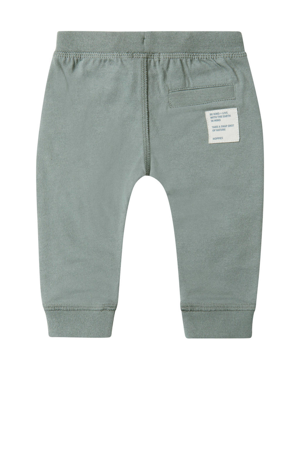 Noppies baby regular fit broek Buchana groen | wehkamp