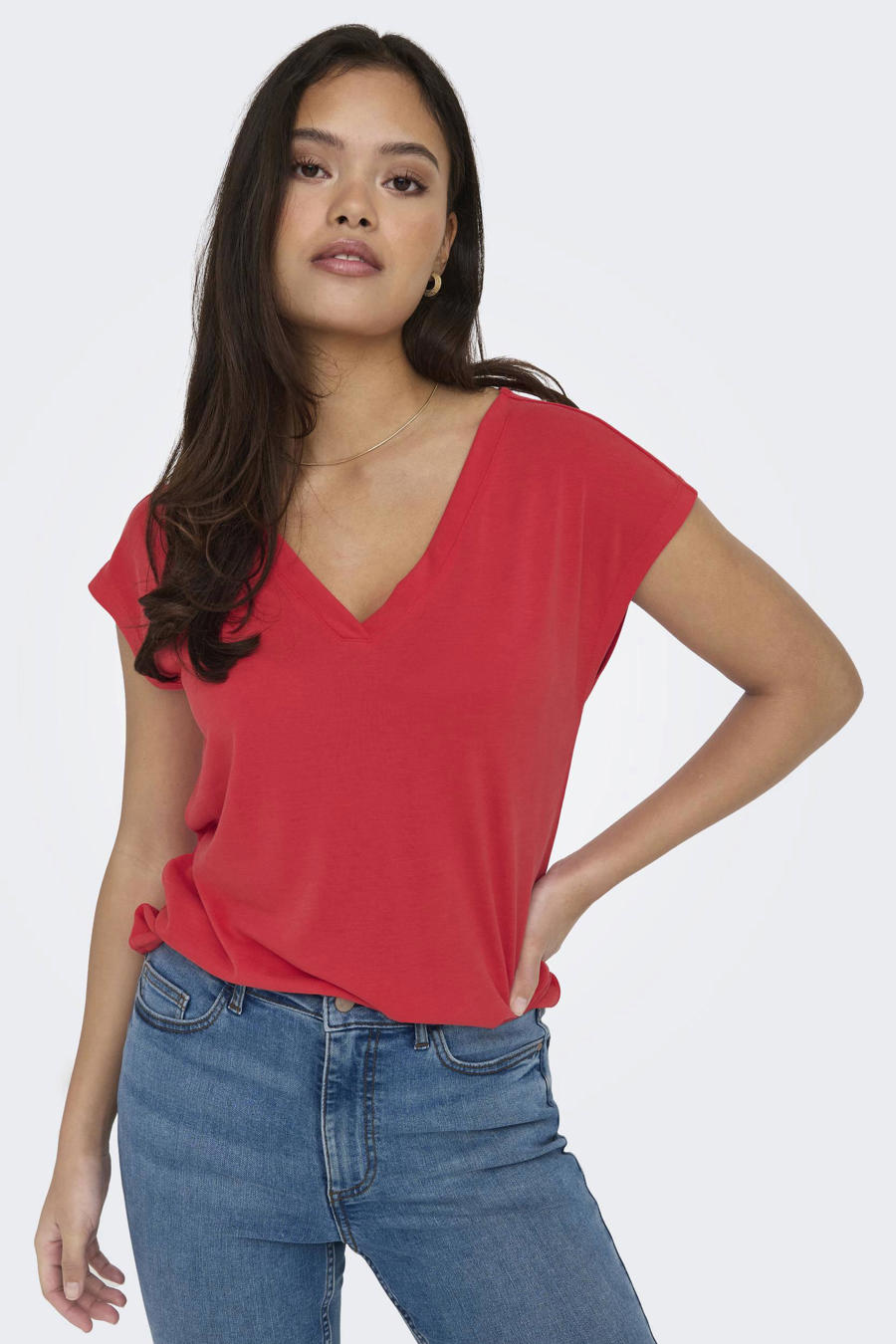 Rode t-shirts voor dames online kopen? | Morgen in huis | Wehkamp