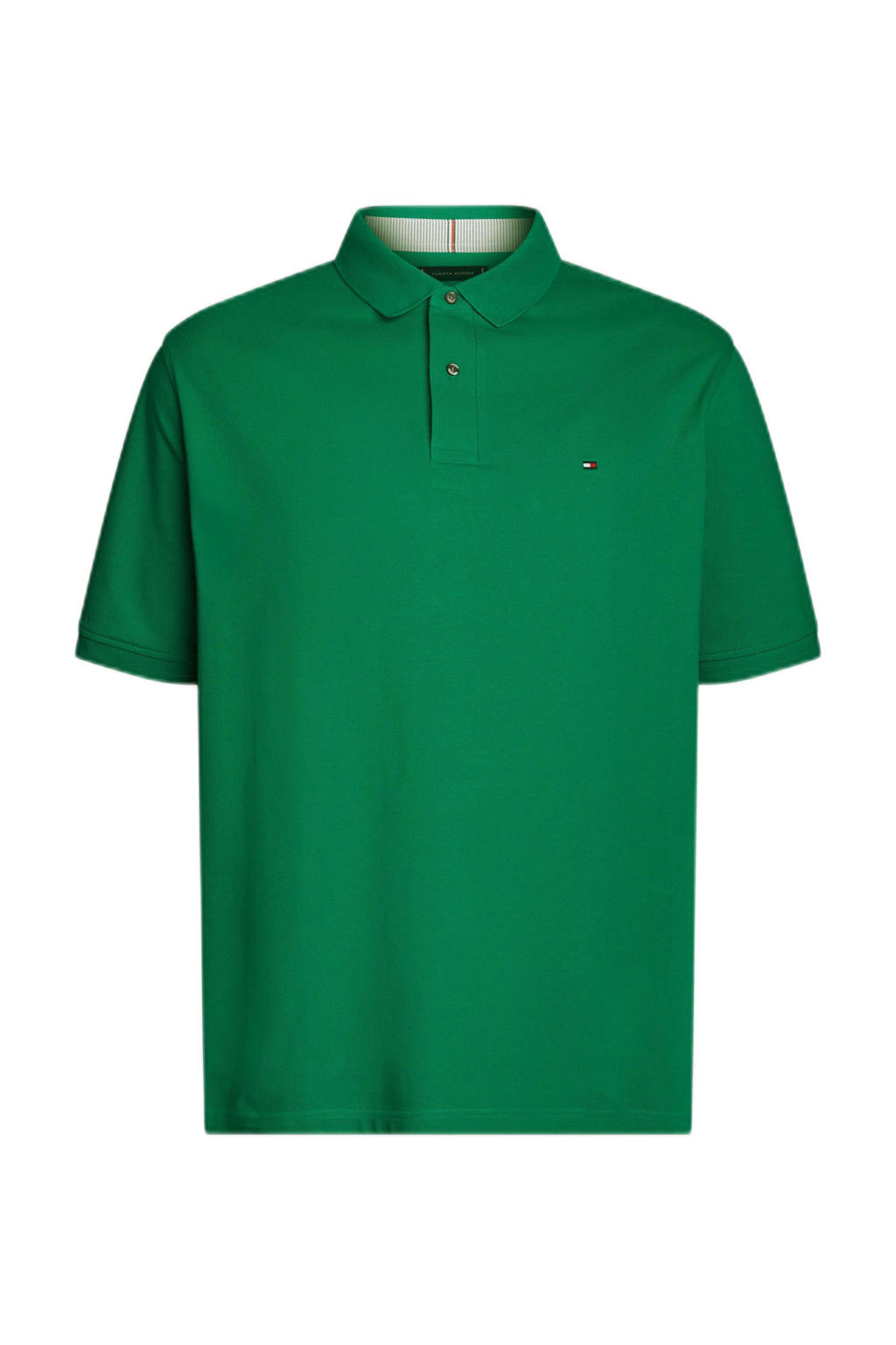 Tommy Hilfiger Big & Tall polo Plus Size met logo olympic green | wehkamp