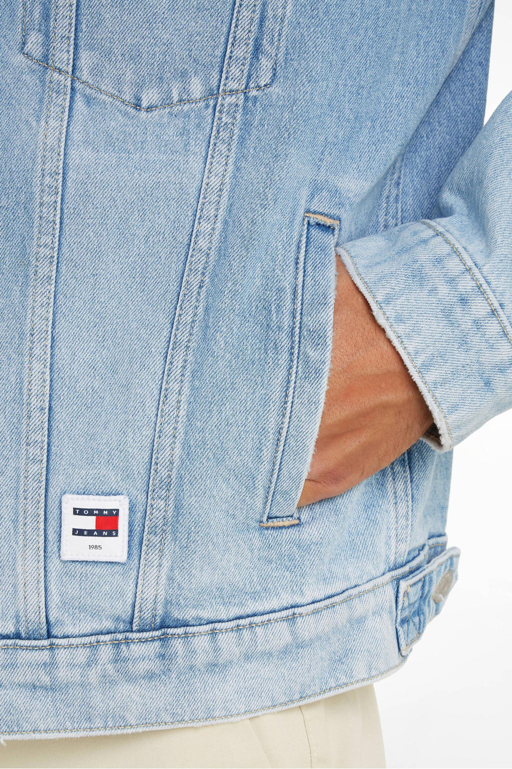 Tommy Jeans spijkerjas RYAN denim light | wehkamp