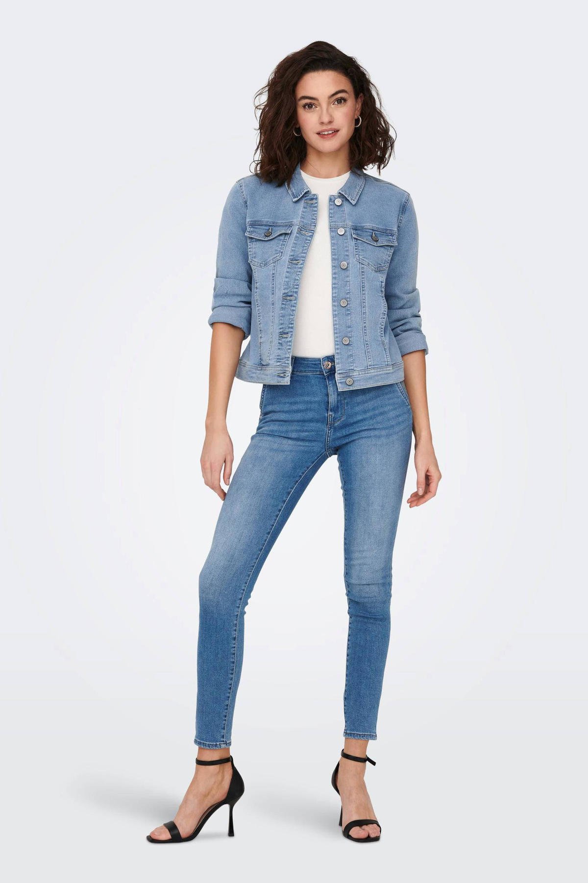 ONLY jasje ONLWONDER light blue denim | wehkamp