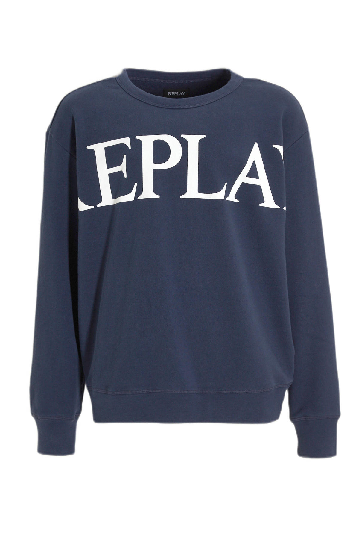 REPLAY sweater blauw kopen? | Morgen in huis | wehkamp