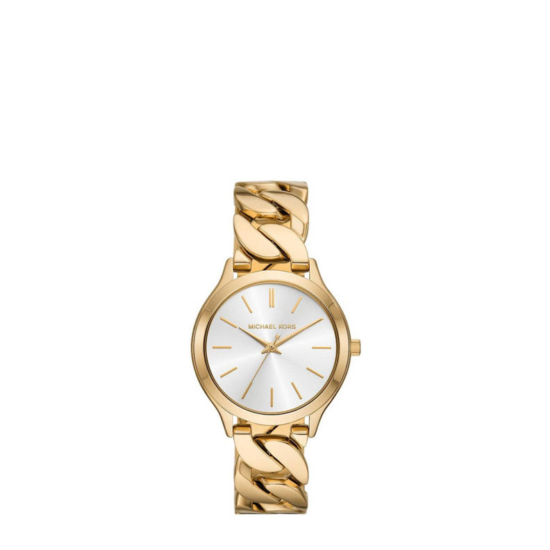 Michael Kors horloge MK7472 Runway goudkleurig | wehkamp