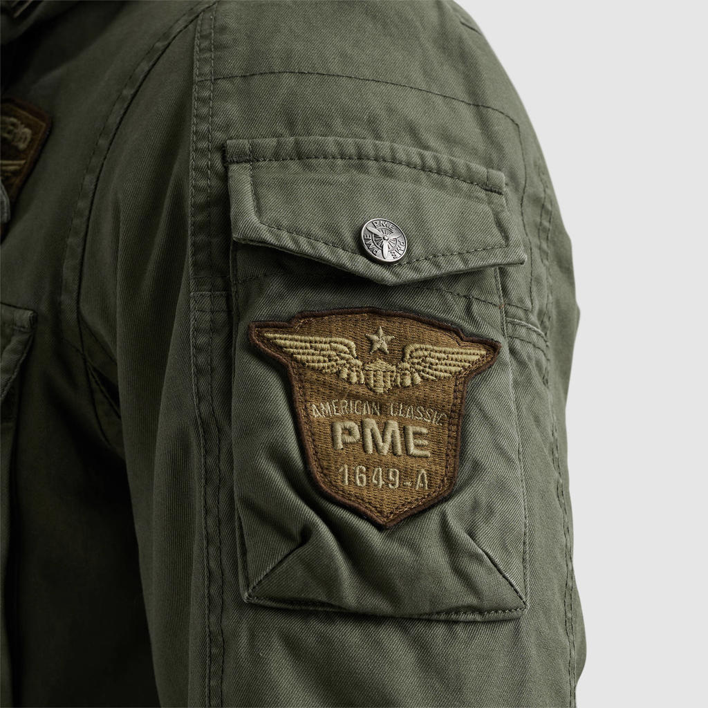 PME Legend jas CRAFTLER met logo groen | wehkamp