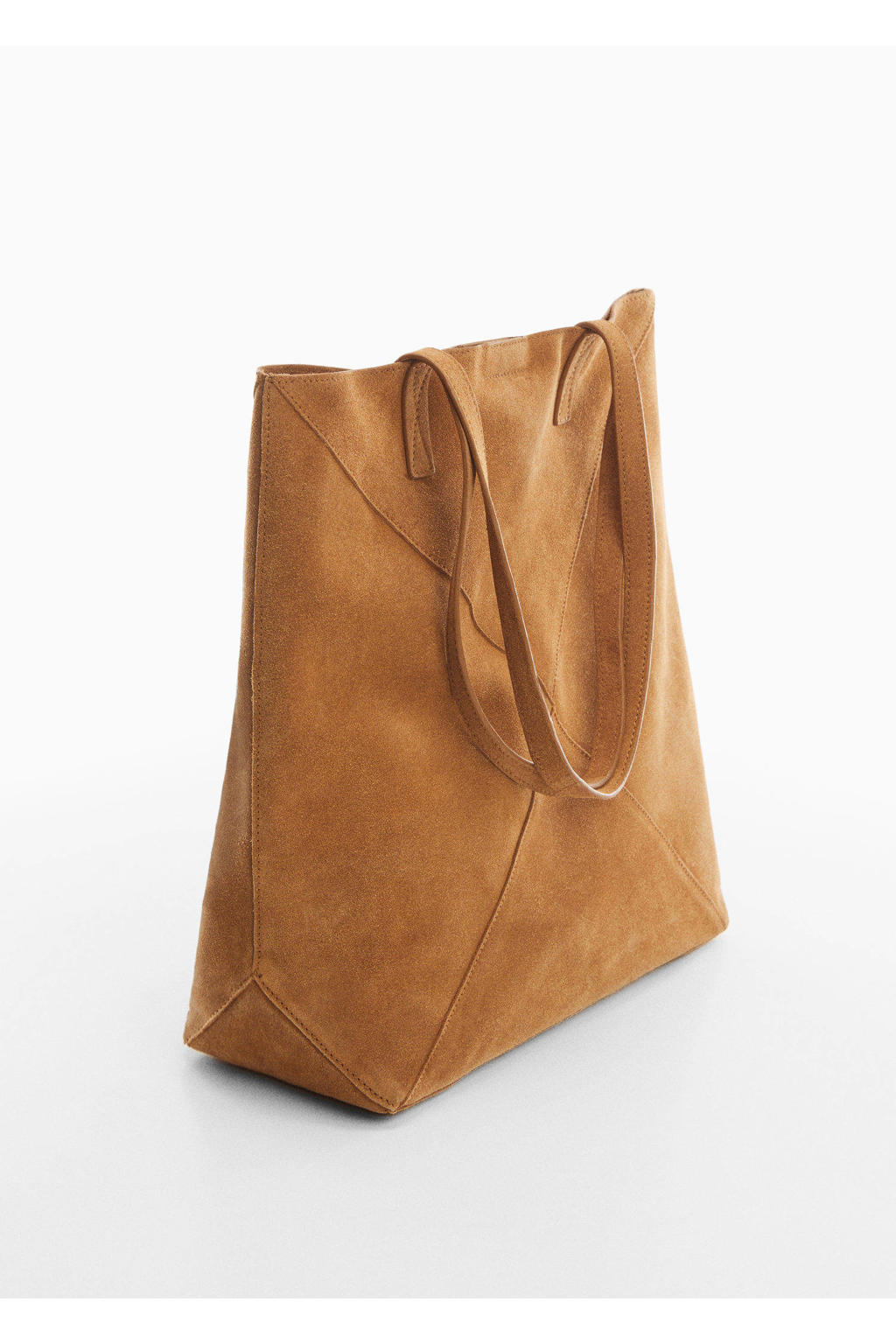Mango suède shopper cognac kopen? | Morgen in huis | wehkamp