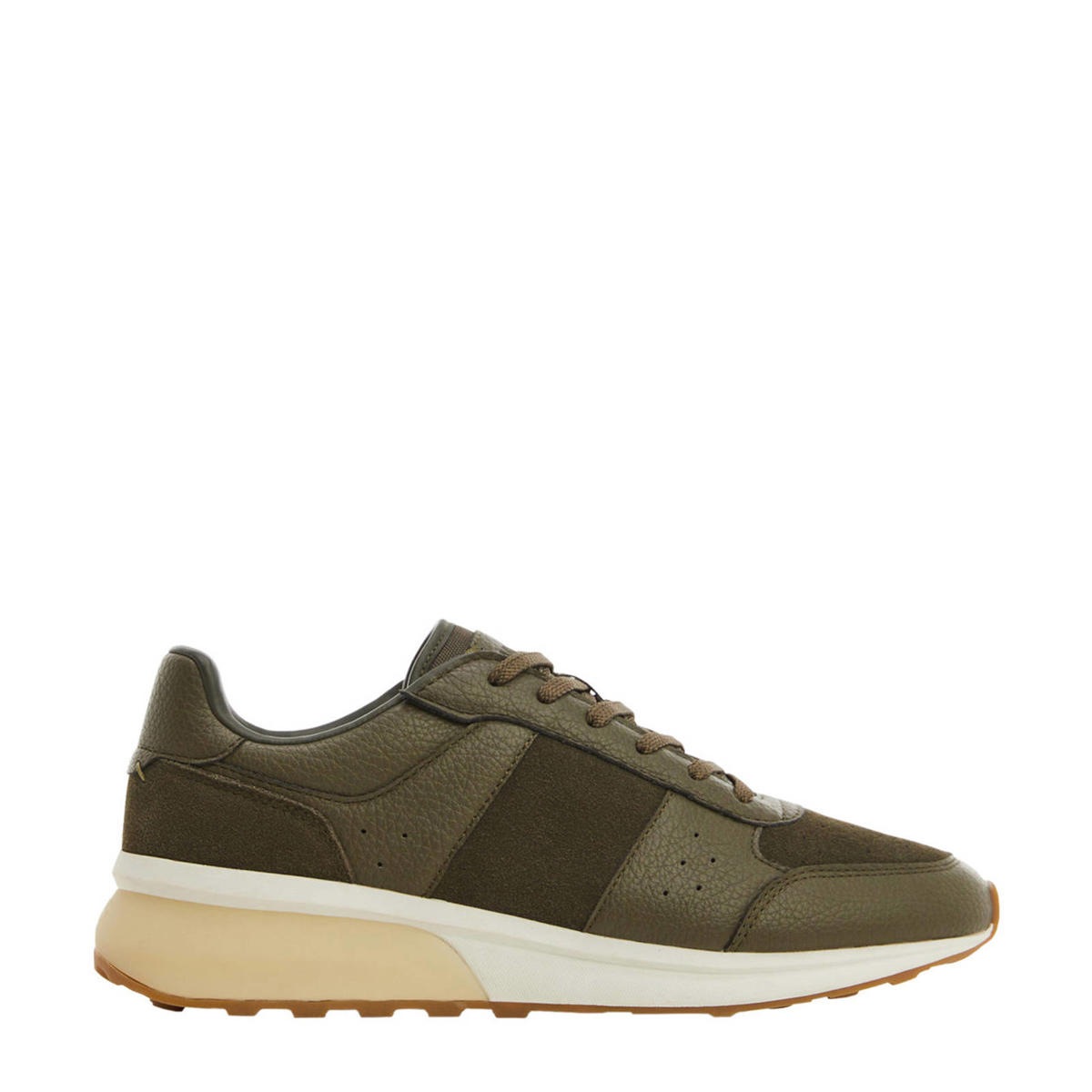 Mango Man sneakers kaki kopen? | Morgen in huis | wehkamp
