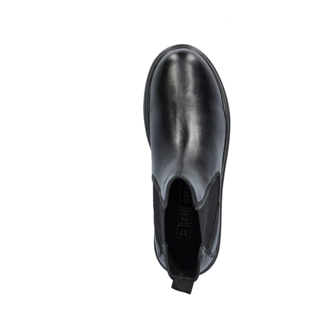 Cafe Moda leren chelsea boots zwart | wehkamp
