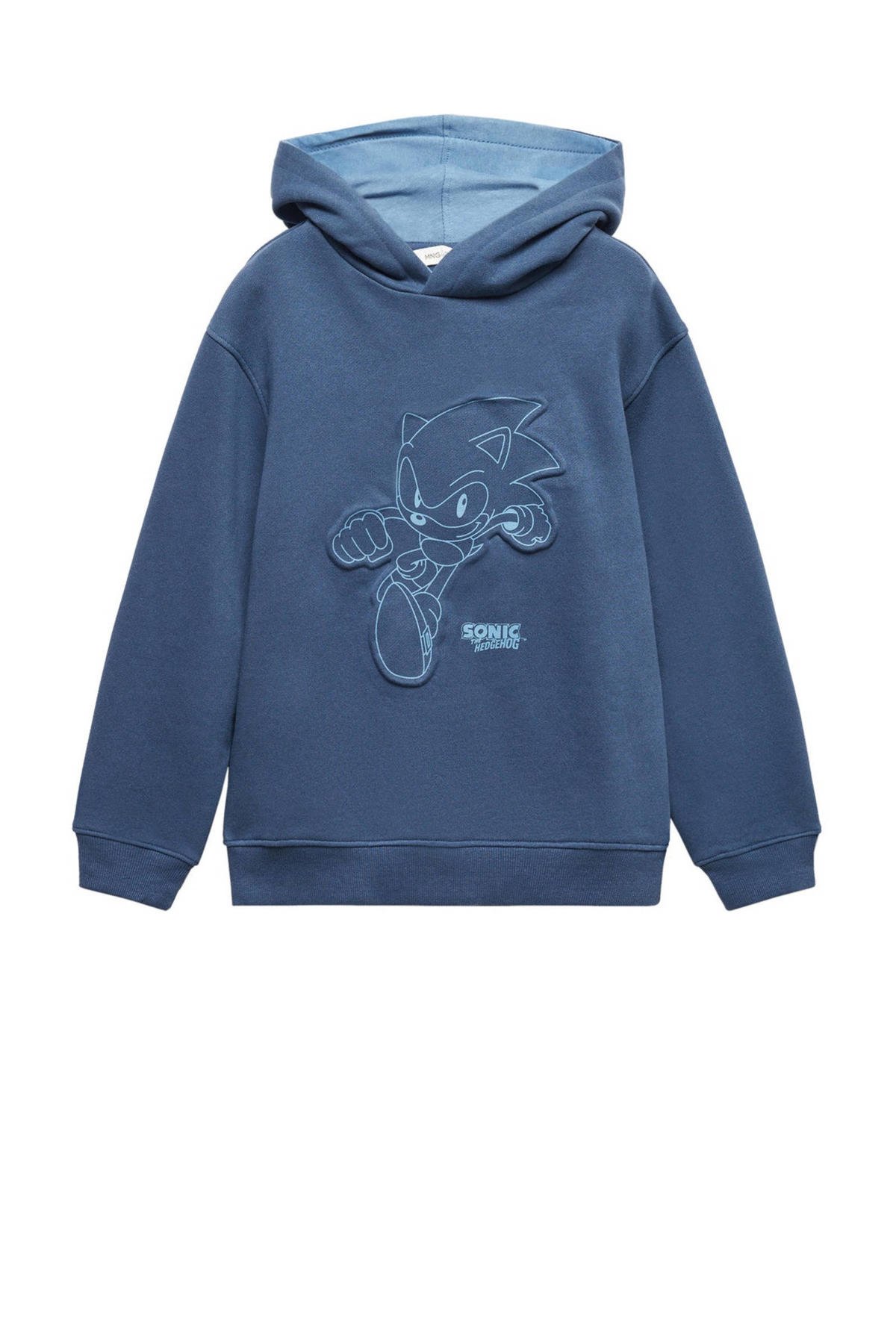 Mango Kids Sonic sweater blauw | wehkamp