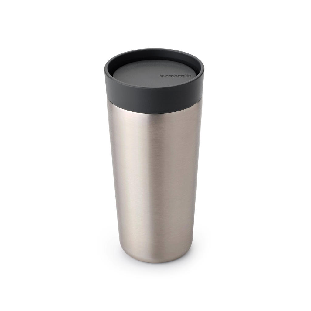 Brabantia Make & Take thermosbeker 0,36 liter - Dark Grey | wehkamp