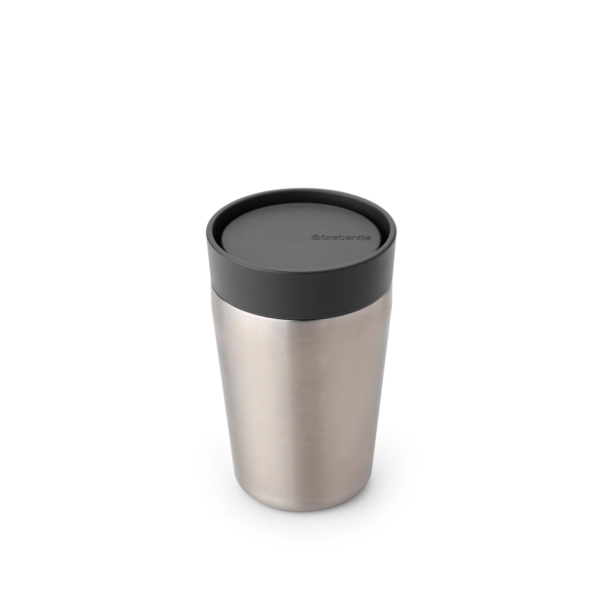 Brabantia Make & Take thermosbeker 0,2 liter - Dark Grey | wehkamp