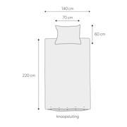 NOUS Living katoenen dekbedovertrek 1 persoons (140x220 cm) | wehkamp