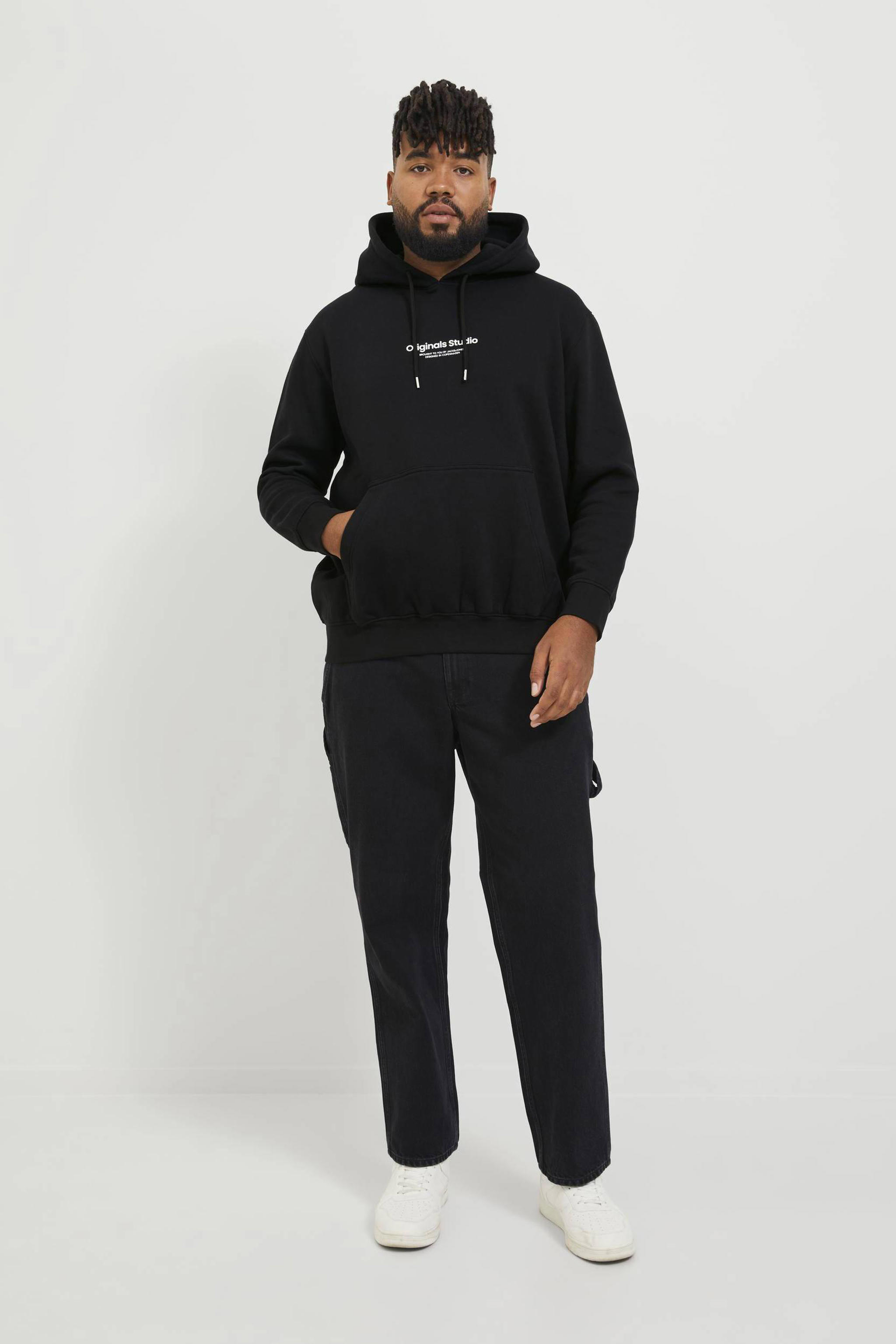 JACK & JONES PLUS SIZE hoodie JORVESTERBRO Plus Size met printopdruk ...