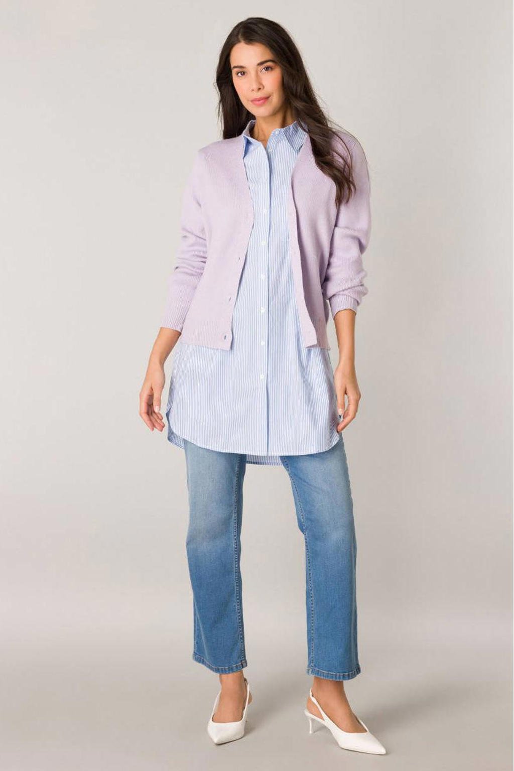 Yest vest fresh lilac/melange | wehkamp