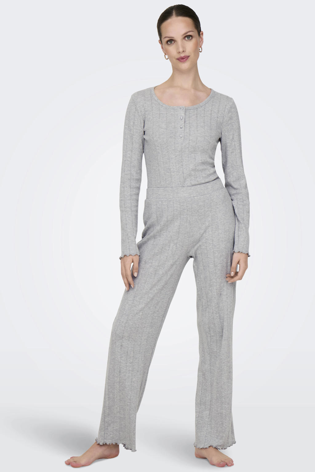 ONLY pyjama ONLCOZY grijs kopen? | Morgen in huis | wehkamp