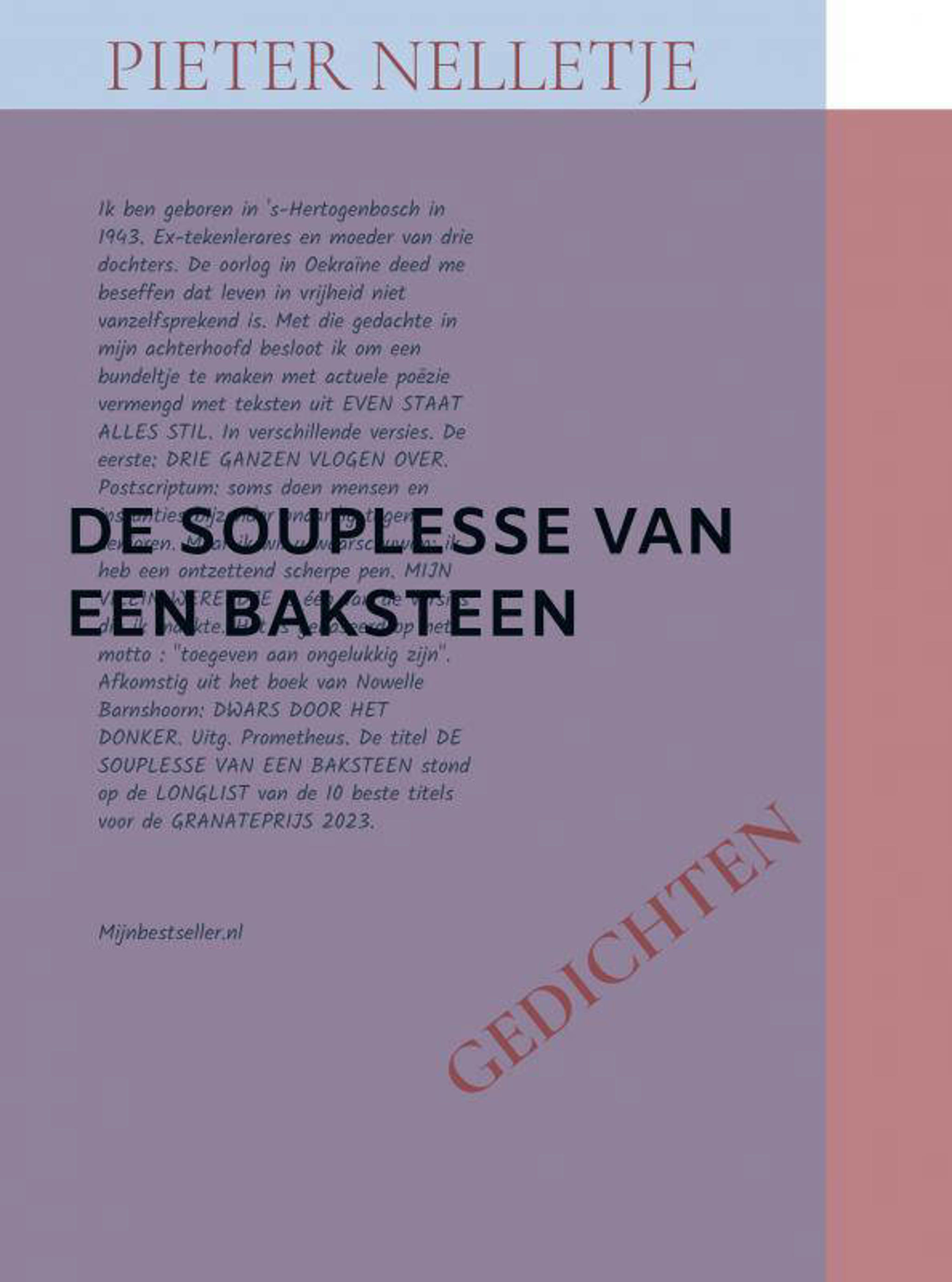 Pieter Nelletje DE SOUPLESSE VAN EEN BAKSTEEN | wehkamp