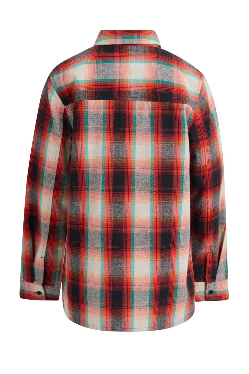 Shoeby geruit overhemd rood/wit/zwart | wehkamp