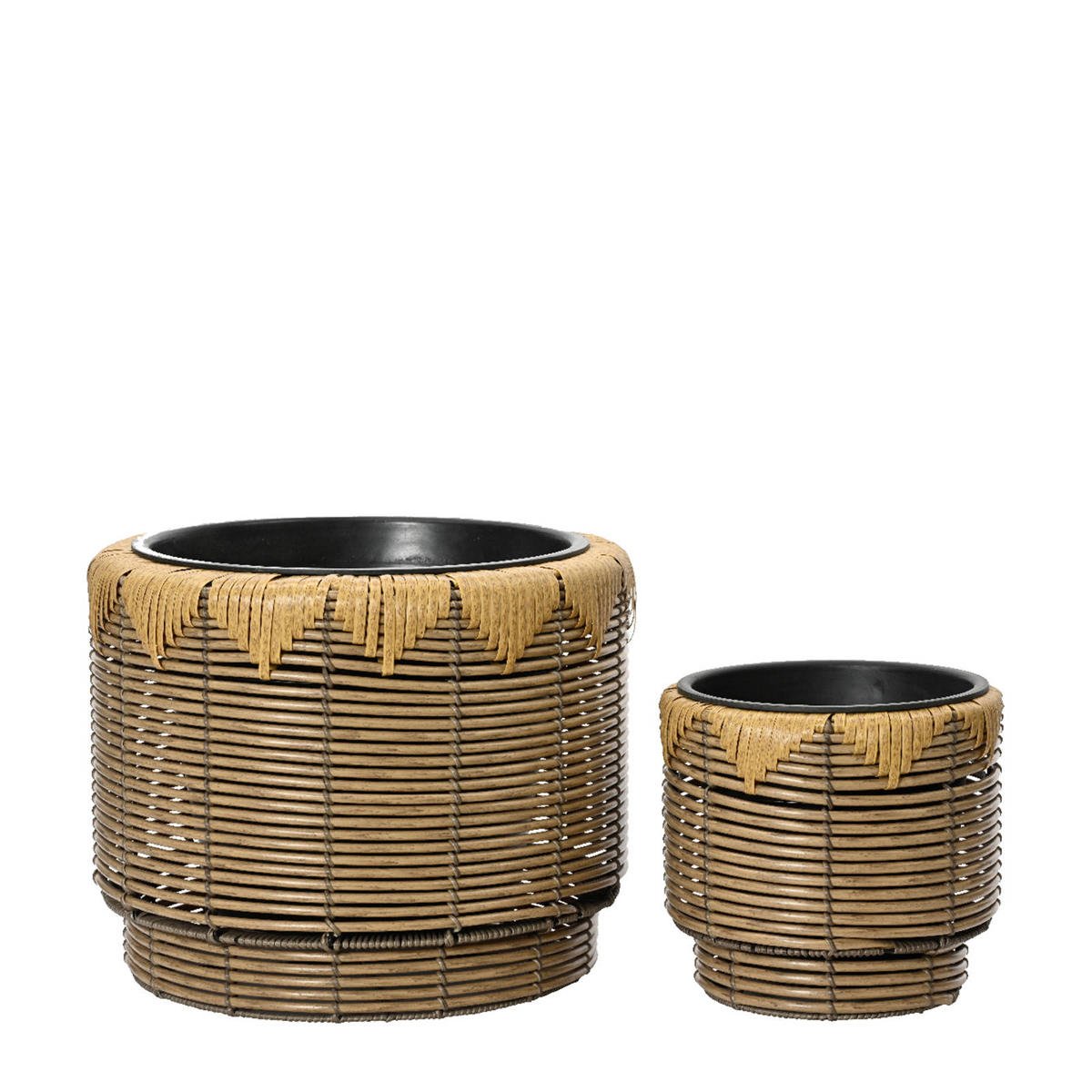 Outdoorliving by Decoris wicker planter Hazel | wehkamp
