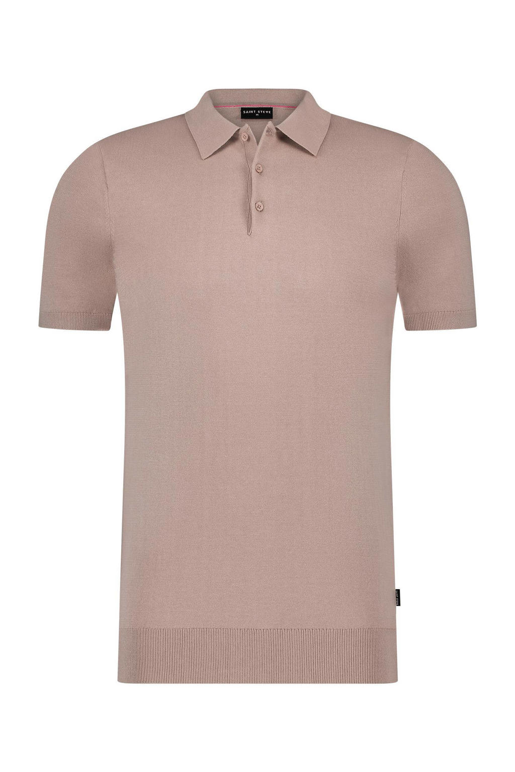 Saint Steve gebreide polo CHRIS powder pink | wehkamp