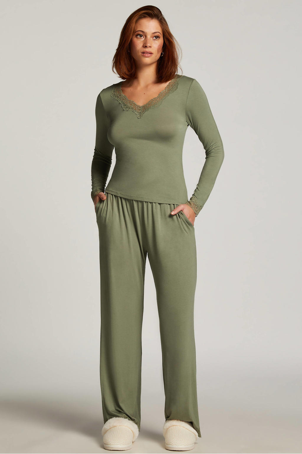 Pyjama Damen Groe Groen