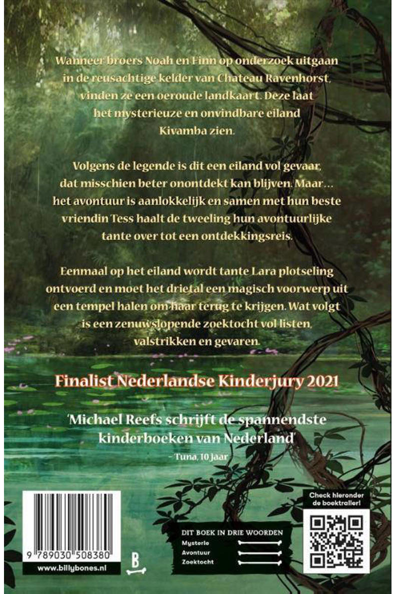 Michael Reefs De Tempeljagers: Het verdwenen eiland Kivamba | wehkamp