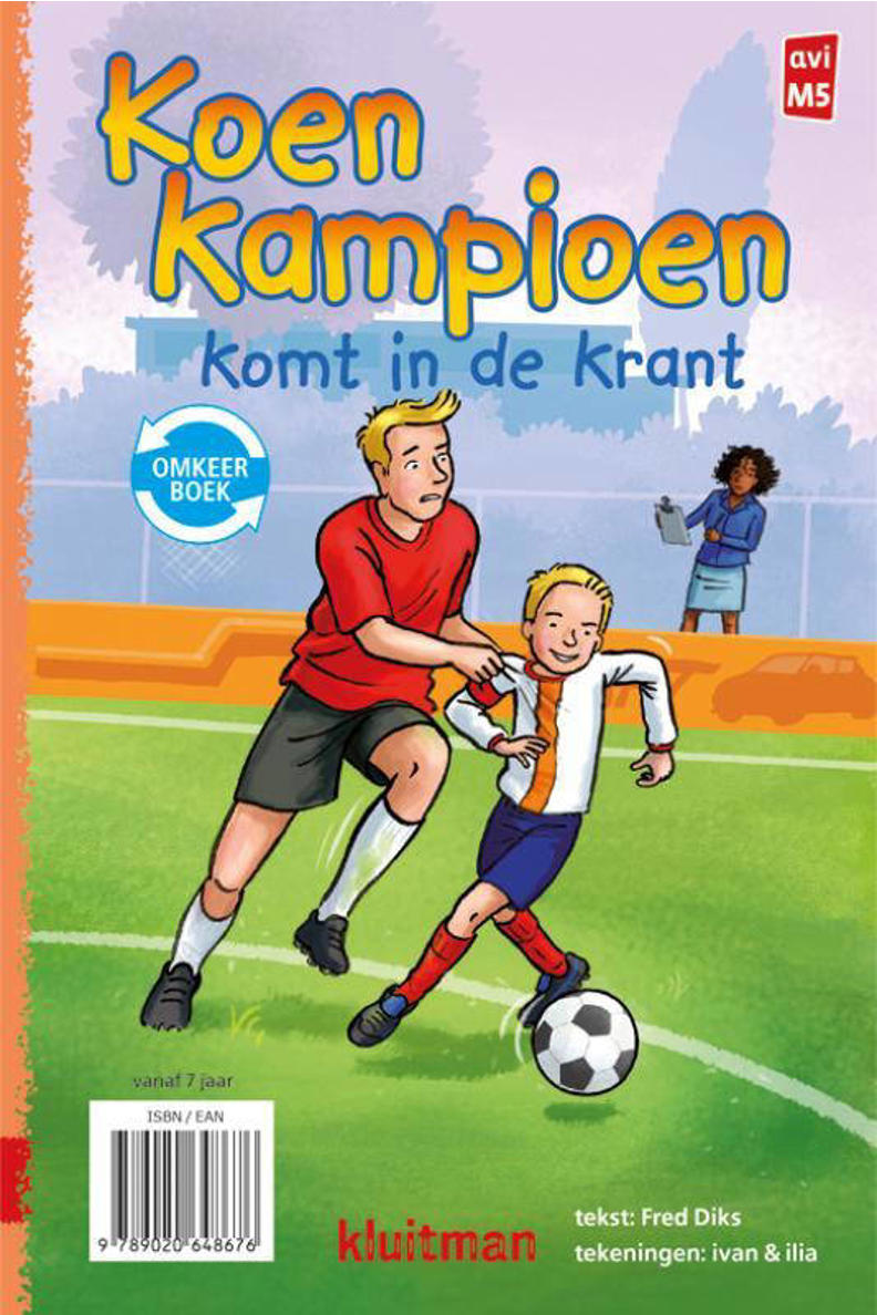 Fred Diks Koen Kampioen: Koen Kampioen omkeerboek-op kamp-in de krant ...