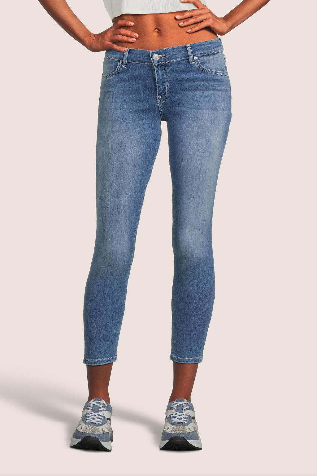 LTB skinny jeans Lonia dark blue denim | wehkamp