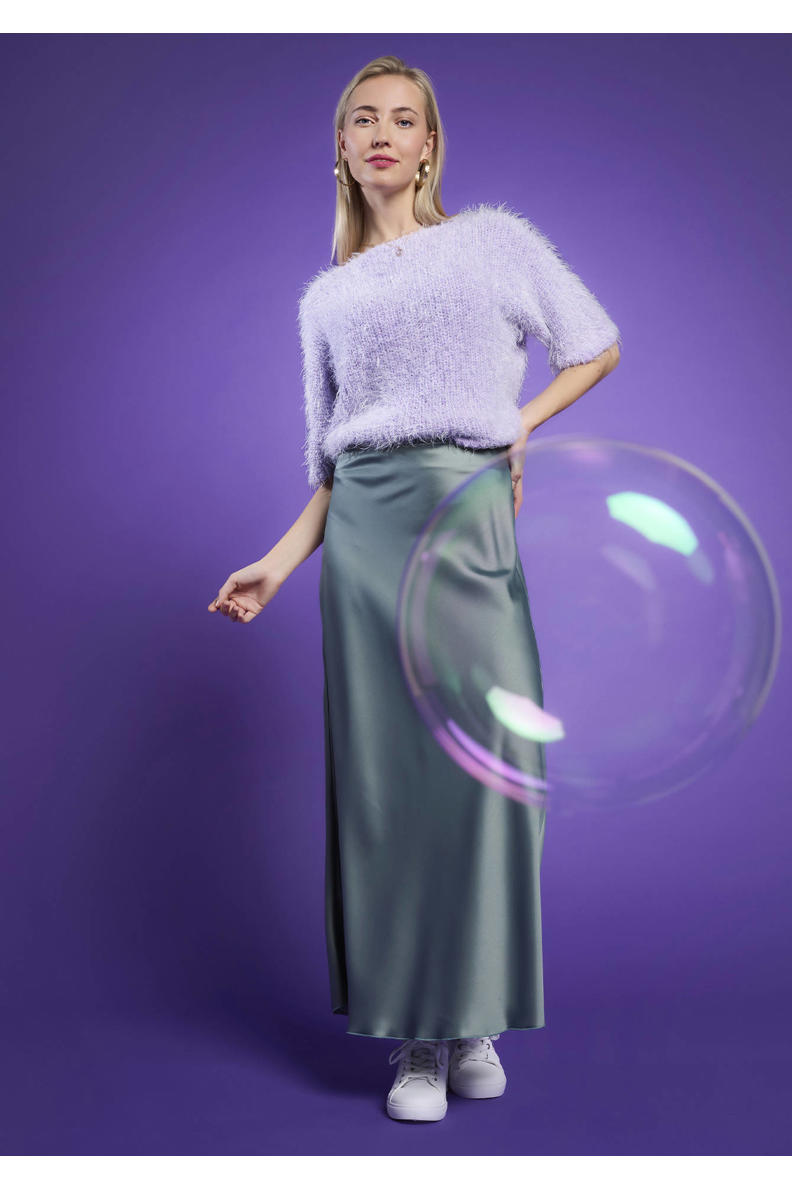 LOLALIZA satijnen rok groen kopen? | Morgen in huis | wehkamp