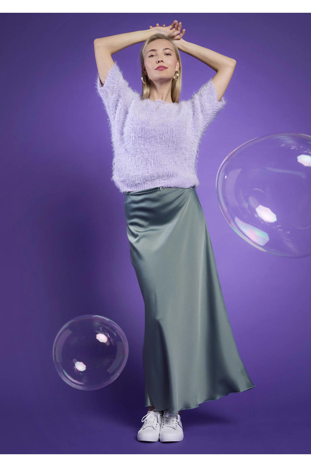 LOLALIZA satijnen rok groen kopen? | Morgen in huis | wehkamp