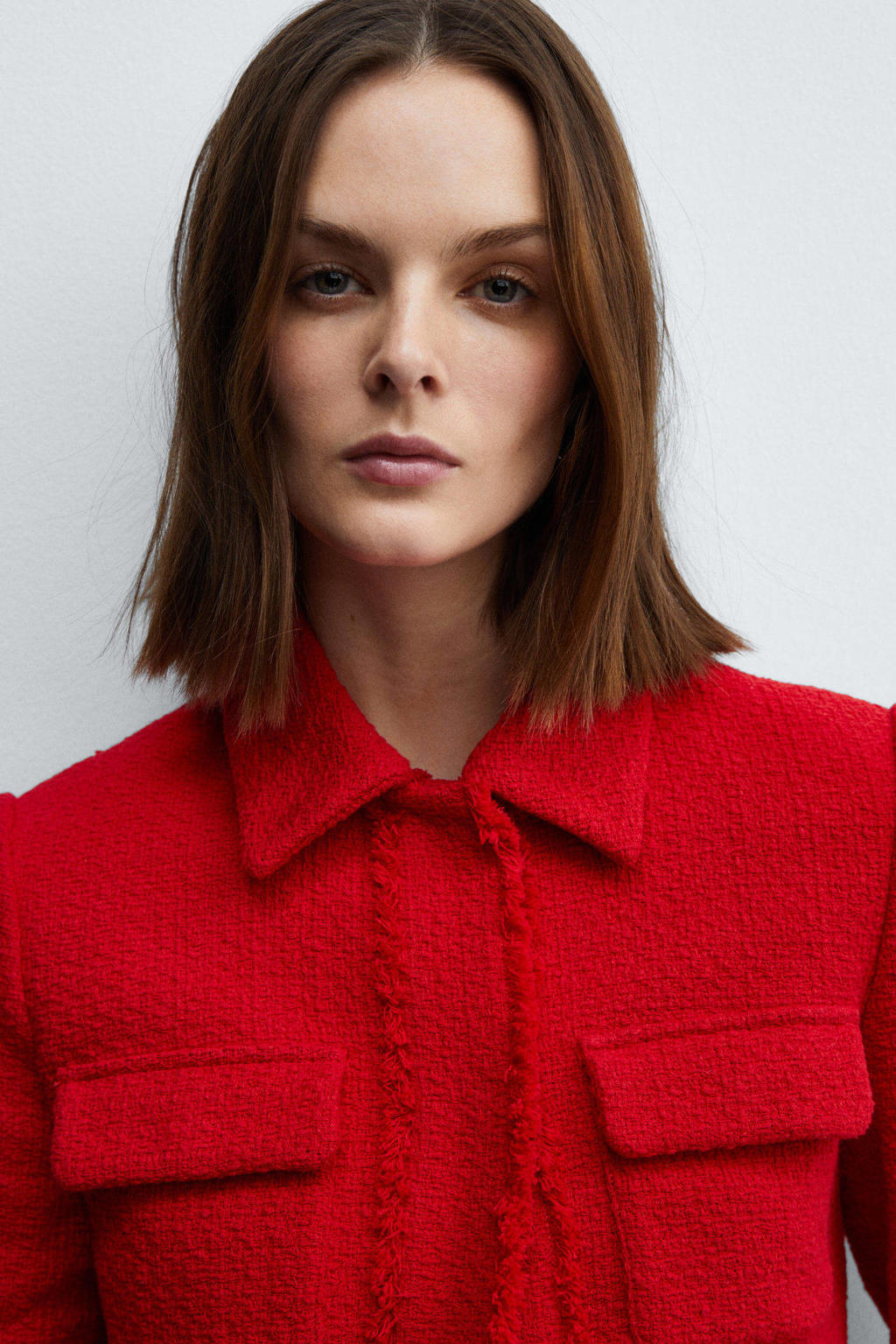 Mango tweed jasje rood kopen? | Morgen in huis | wehkamp