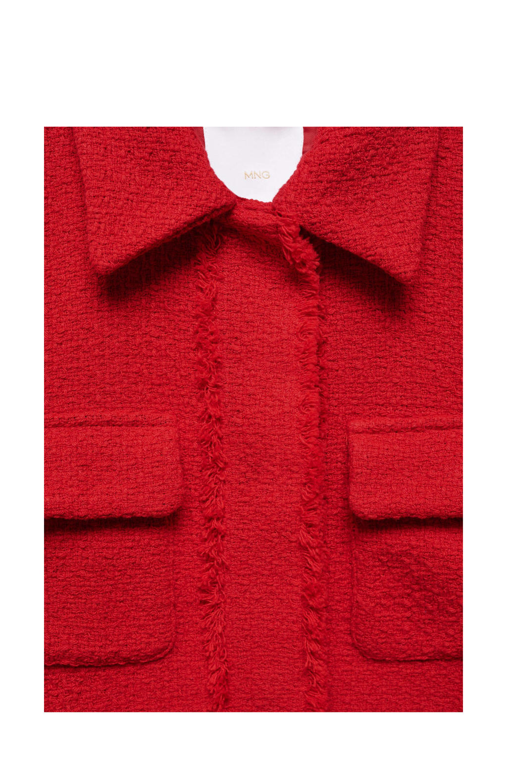 Mango tweed jasje rood kopen? | Morgen in huis | wehkamp