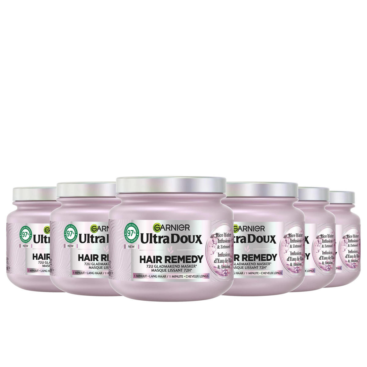 Garnier Loving Blends Rice Water mask - 6 stuks - voordeelverpakking ...