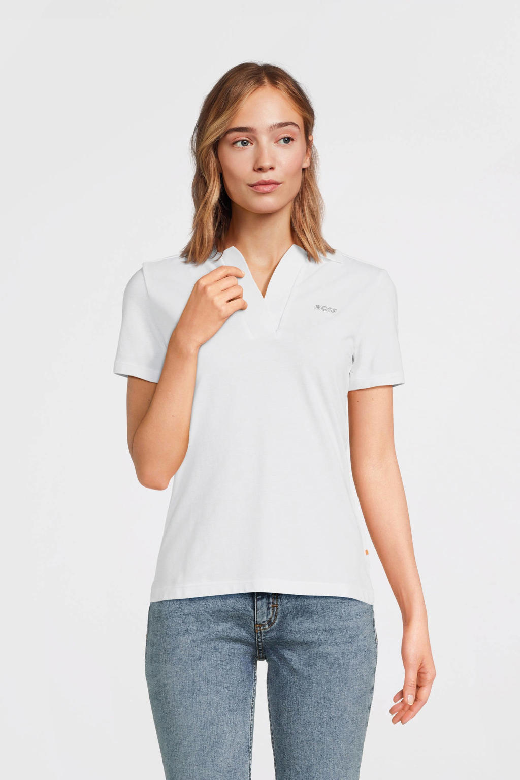 BOSS polo wit kopen? | Morgen in huis | wehkamp