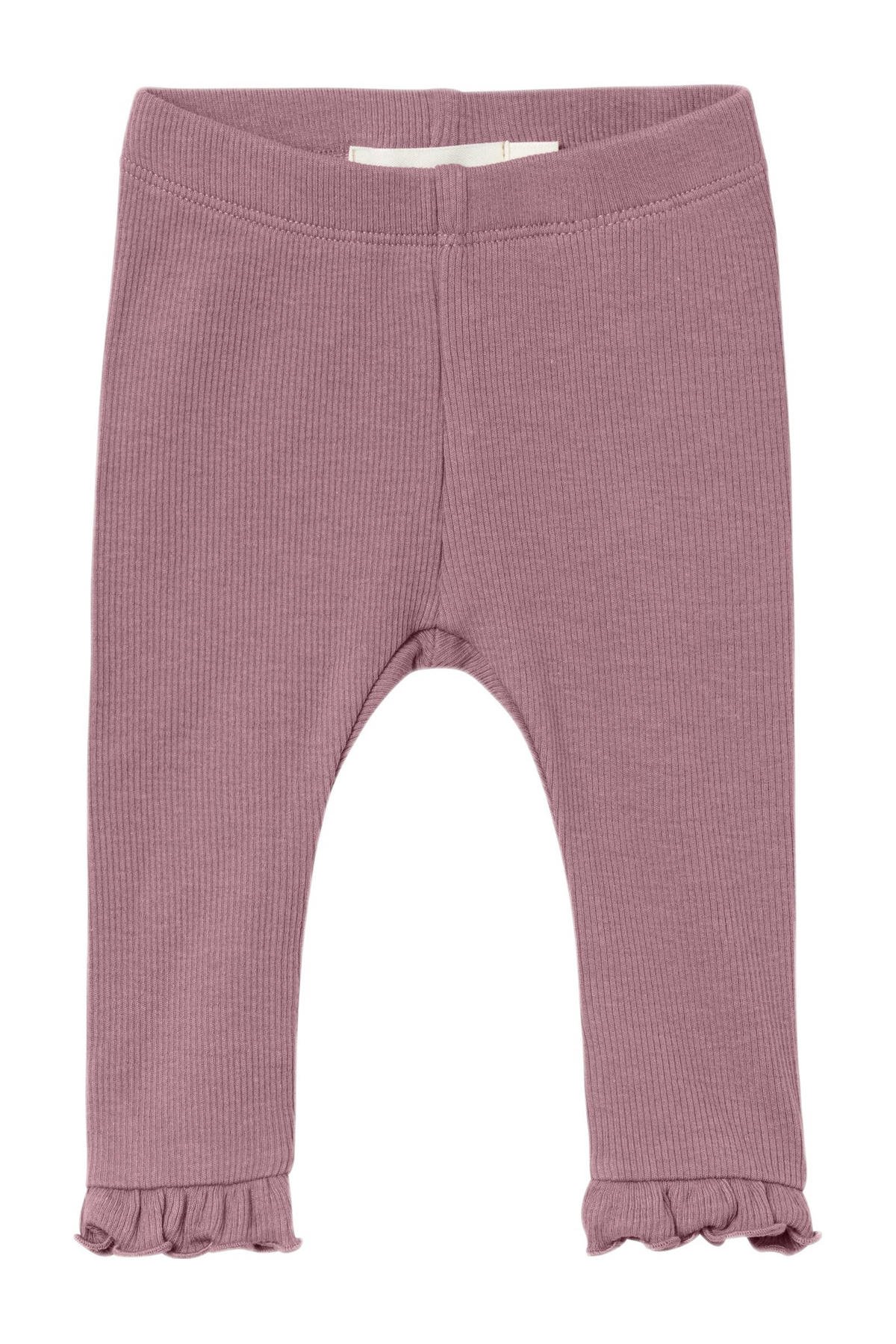 LIL' ATELIER BABY baby regular fit broek NBFGAGO oudroze | wehkamp