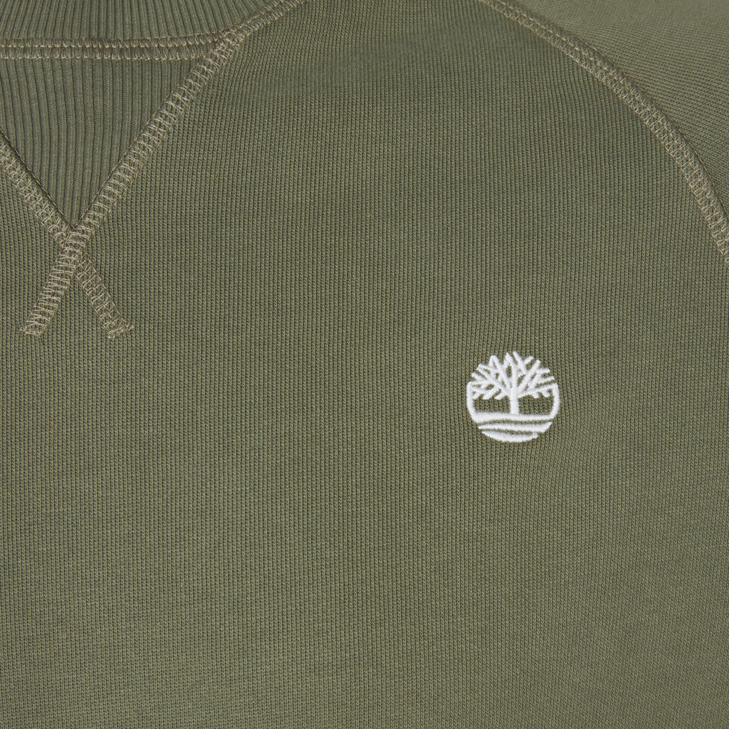 Timberland sweater met logo groen | wehkamp