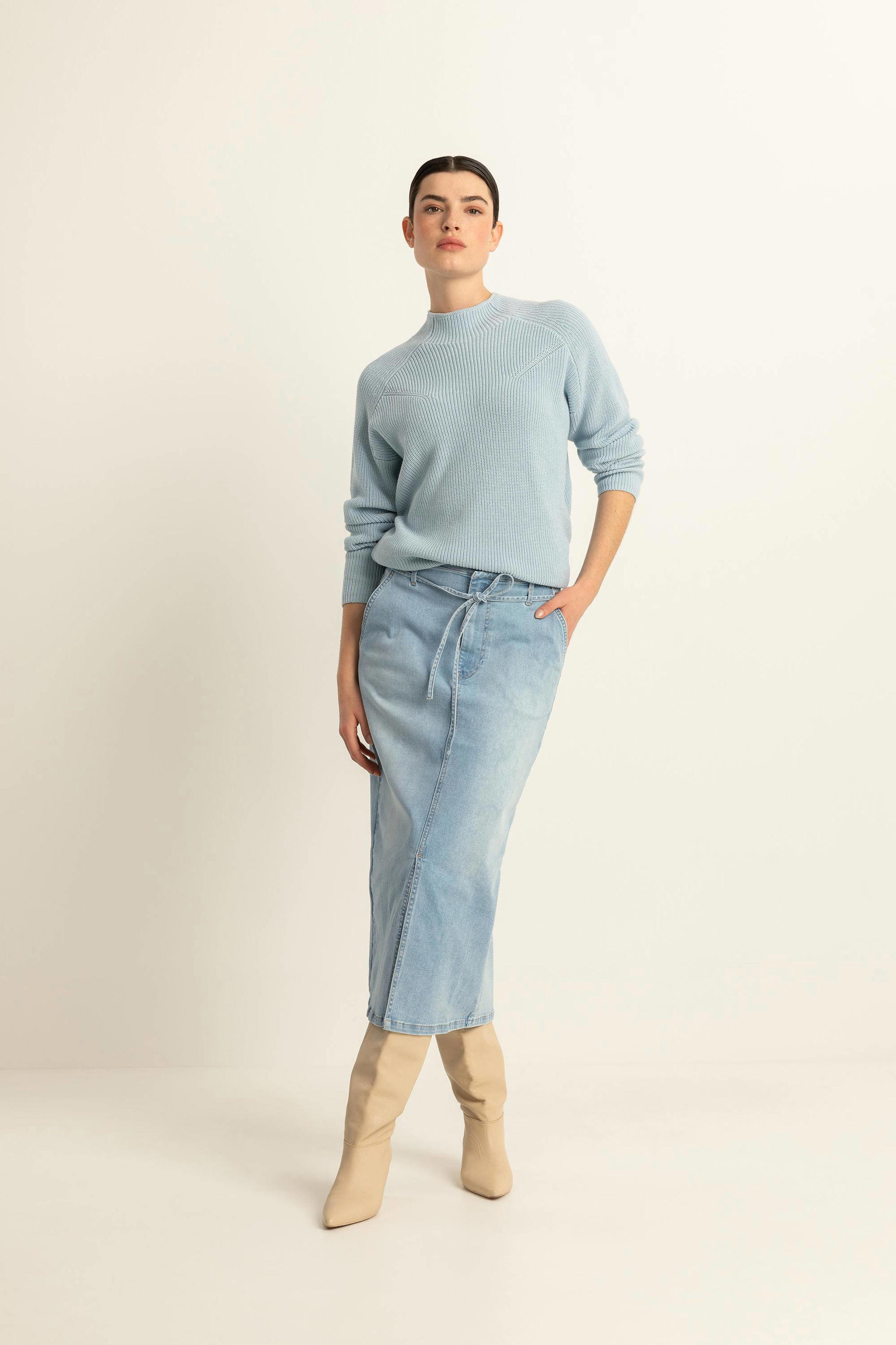 Expresso rok light blue denim | wehkamp