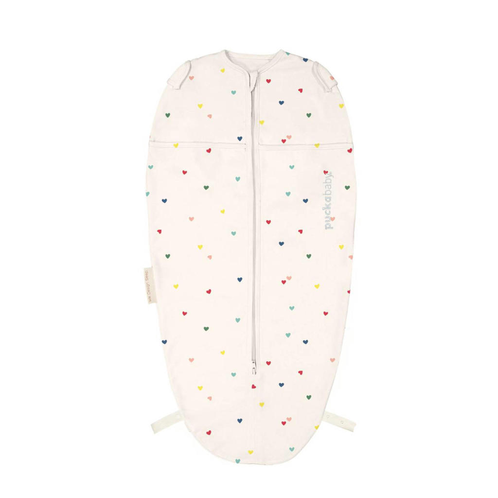 Puckababy The Original Mini inbakerslaapzak Hearts Confetti 3-6 mnd ...