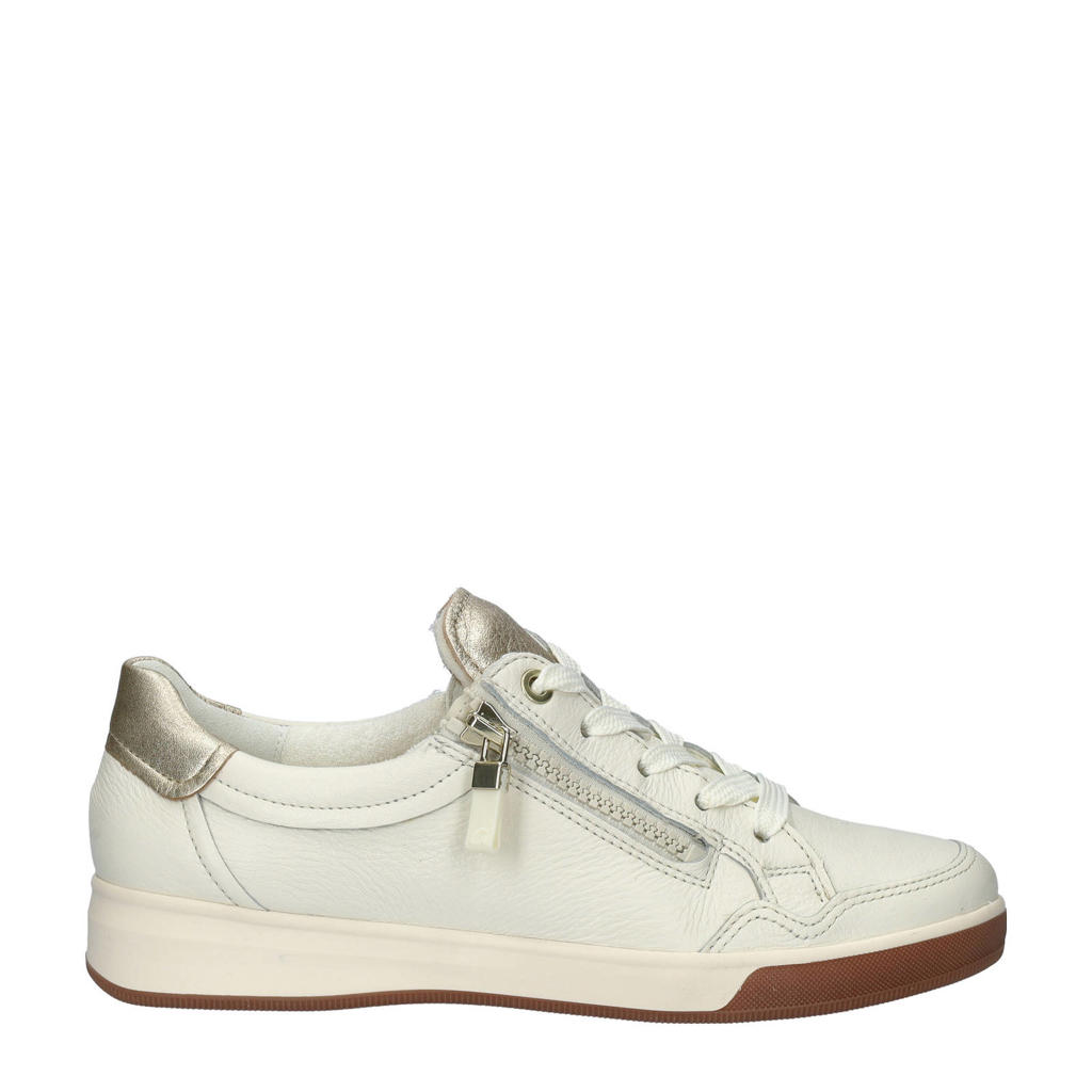 Ara Rome leren sneakers ecru | wehkamp