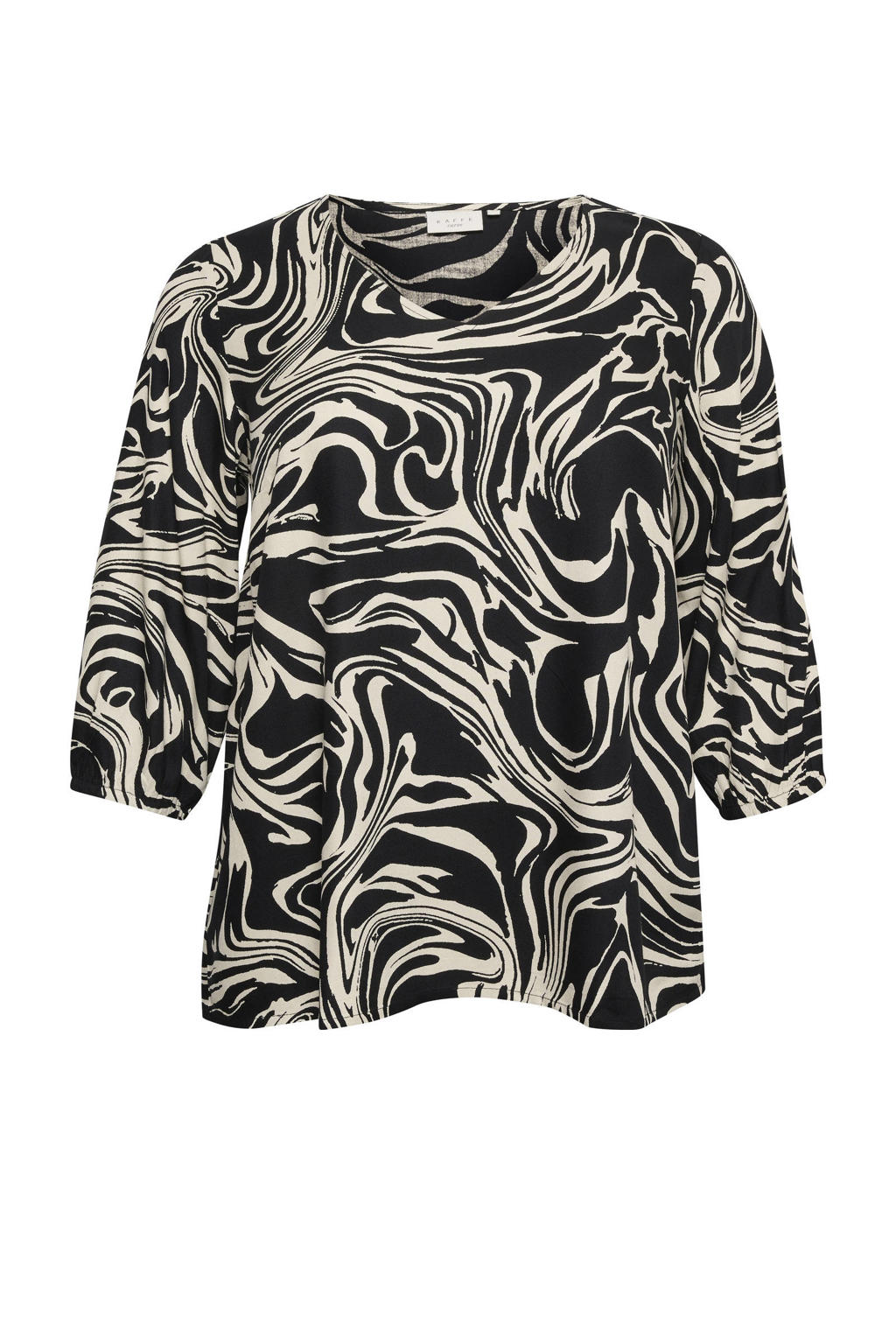 Kaffe Curve top met all over print | wehkamp