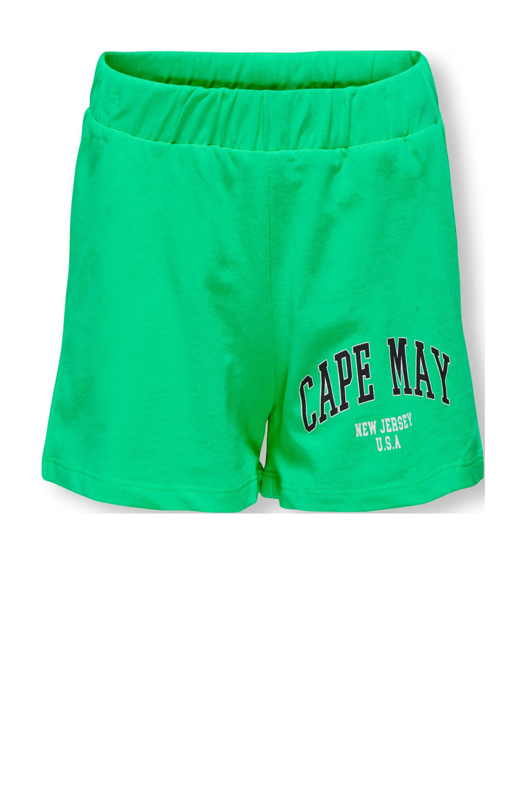 KIDS ONLY GIRL regular fit sweatshort KOGAMANDA met tekst frisgroen ...