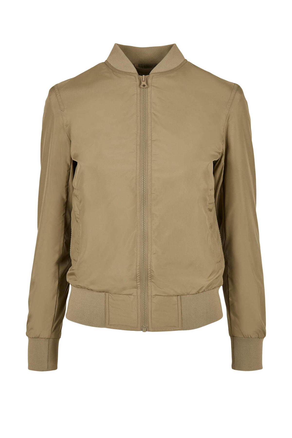 Urban Classics Curvy bomberjack kaki | wehkamp