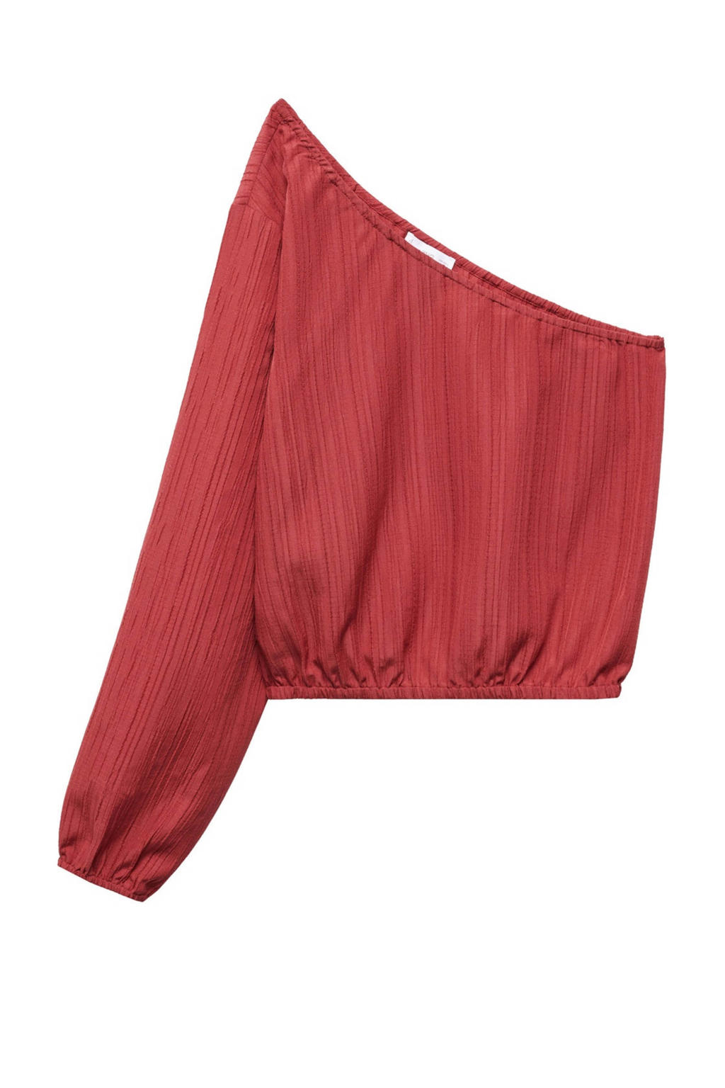 Mango Kids one shoulder top rood | wehkamp