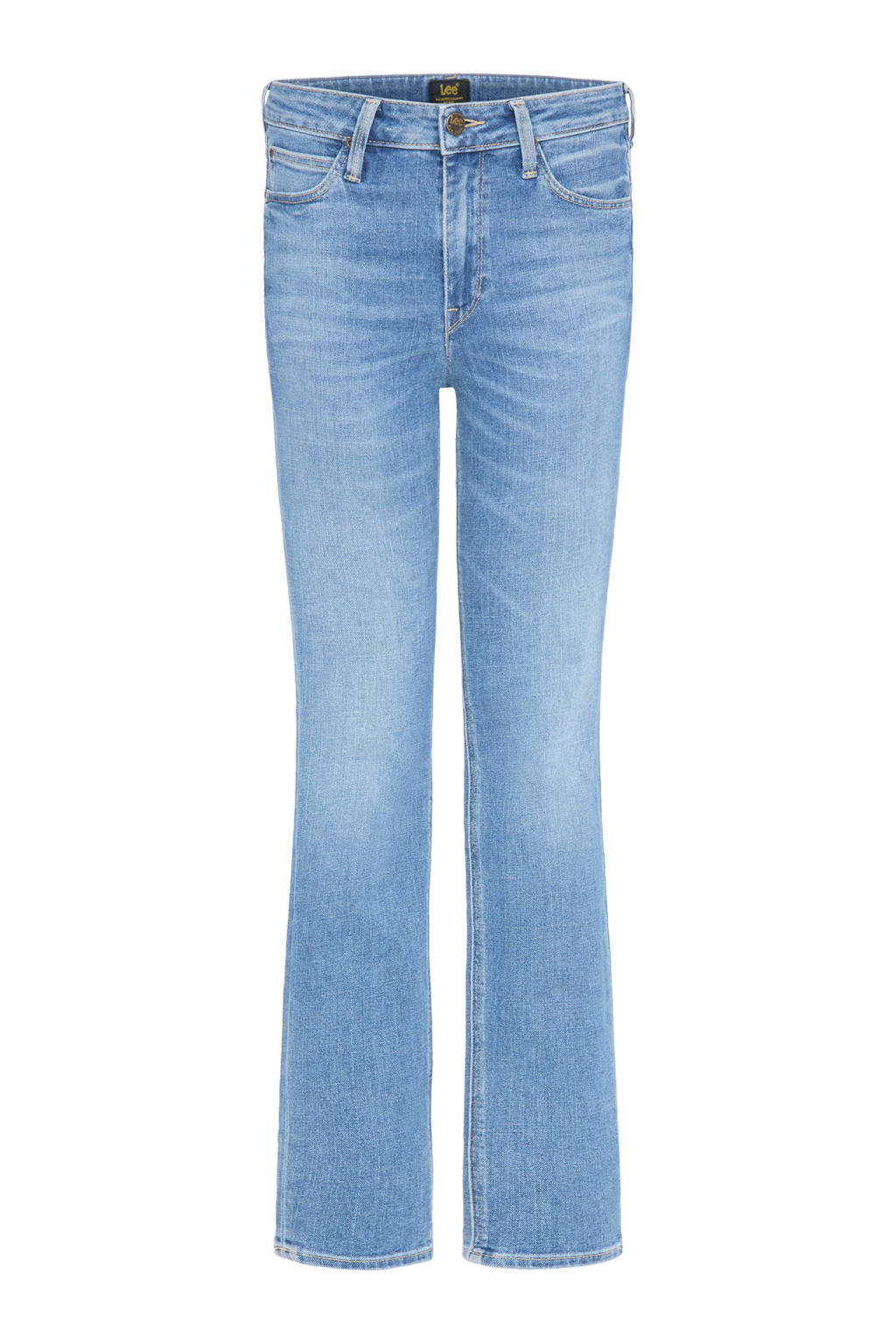 Lee high waist flared jeans Breese light blue denim | wehkamp