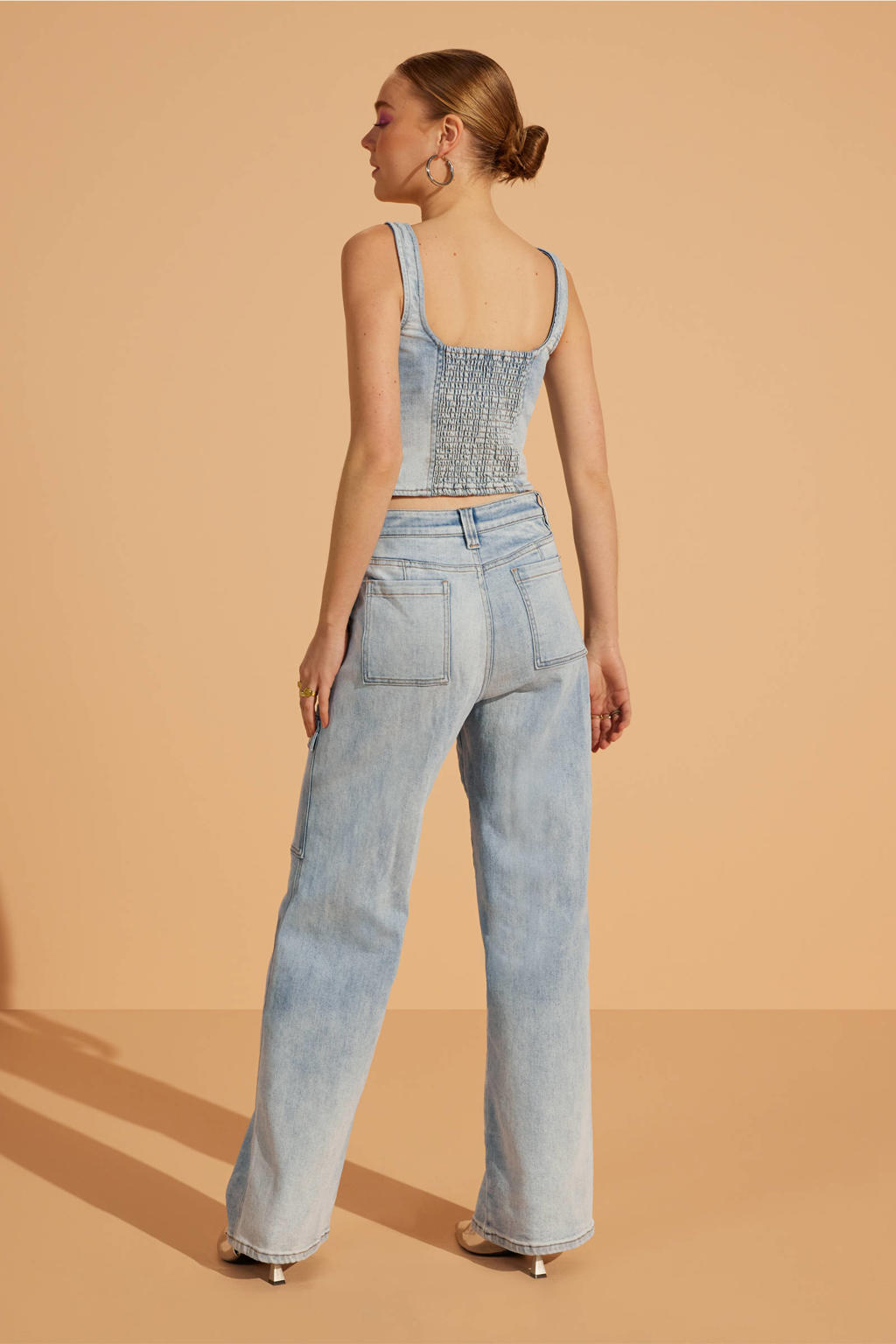 FLURESK x Wehkamp&Co x Wehkamp&Co top Jeff light blue | wehkamp